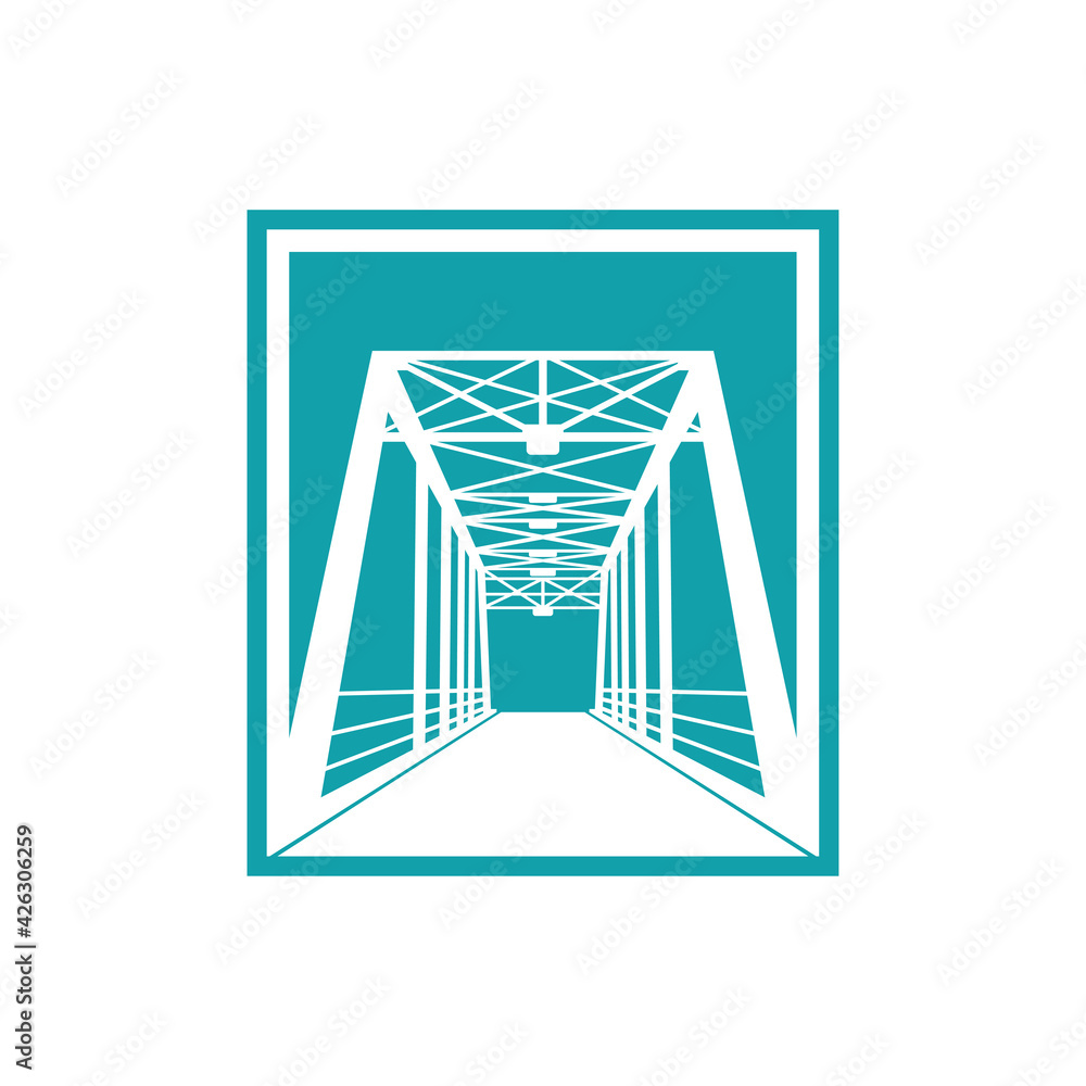 Bridge logo design vector illustration, Creative Bridge logo design ...