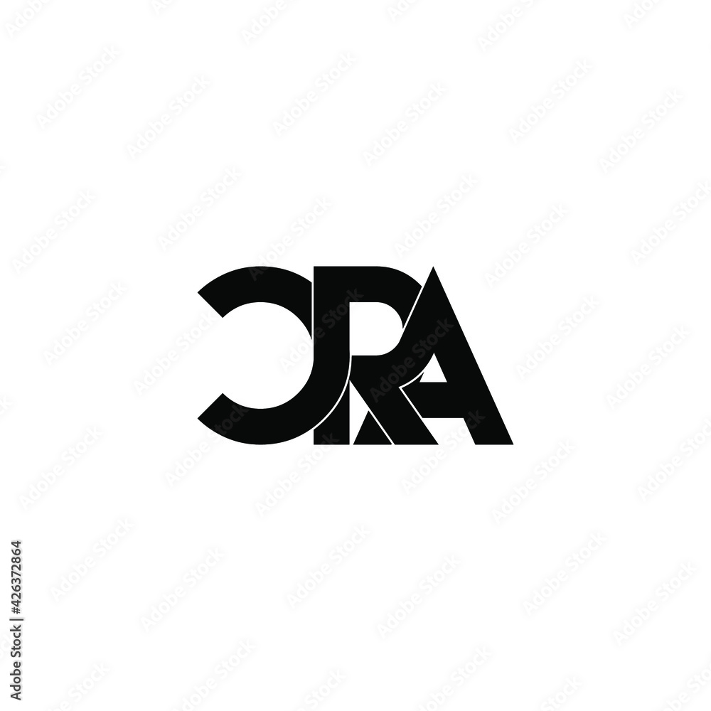 cra letter original monogram logo design Stock Vector | Adobe Stock