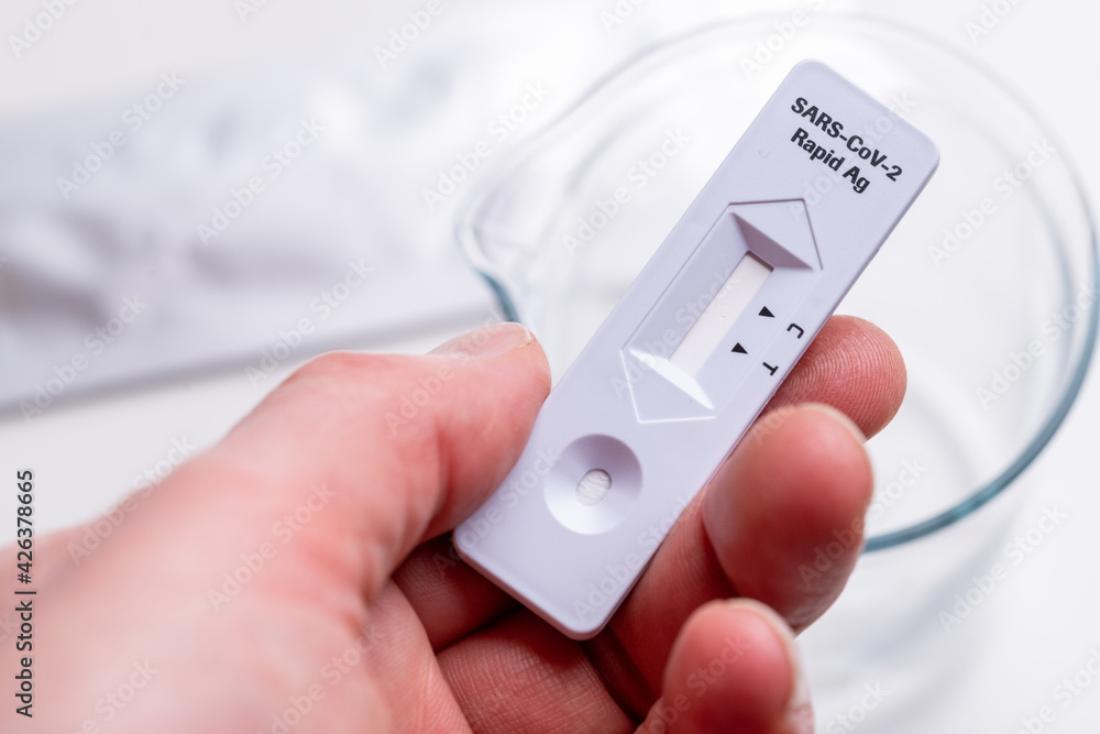 Sars Cov 2 rapid antigen test nasal kit. Self test. test at home ...