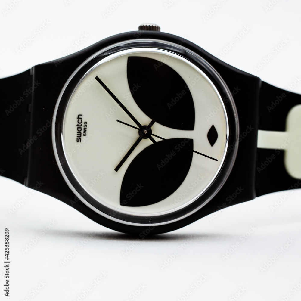 Geneve, Switzerland 07.10.2020 - Swatch cheapest swiss made quartz ...