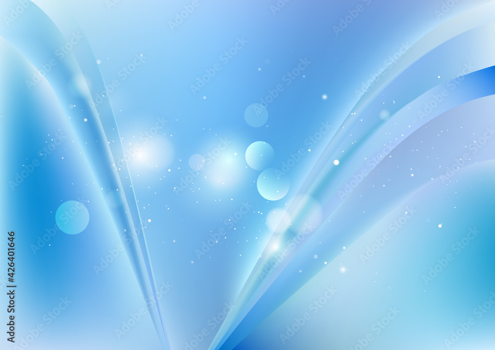 Abstract Light Blue Background Illustrator Stock Vector | Adobe Stock