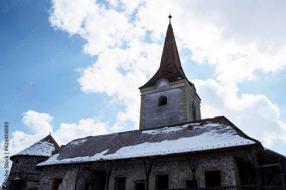 Sukosd Bethlen castle, medieval construction, Racos village, Brasov ...