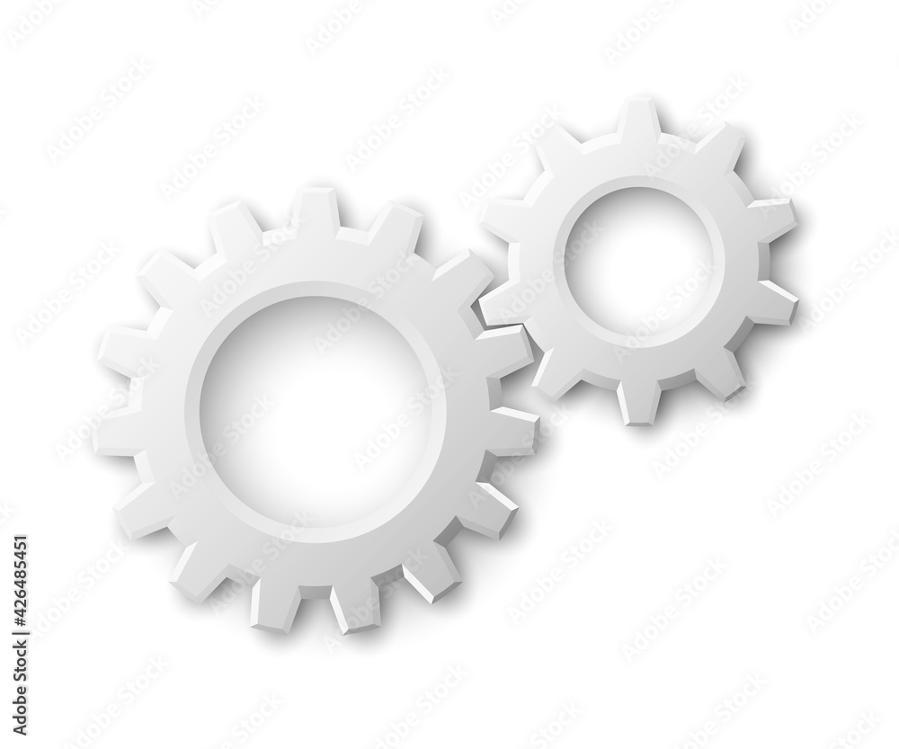 Set service icons image of tools gears parts. Symbols options tools ...