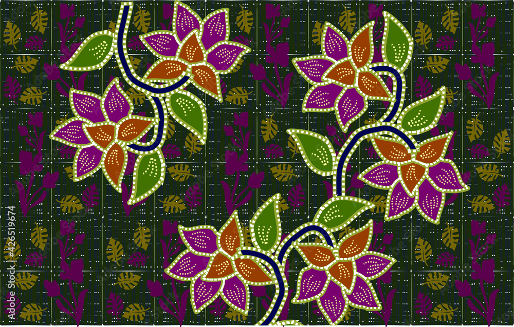 Indonesian batik motif, Batik is a technique of wax-resist dyeing ...