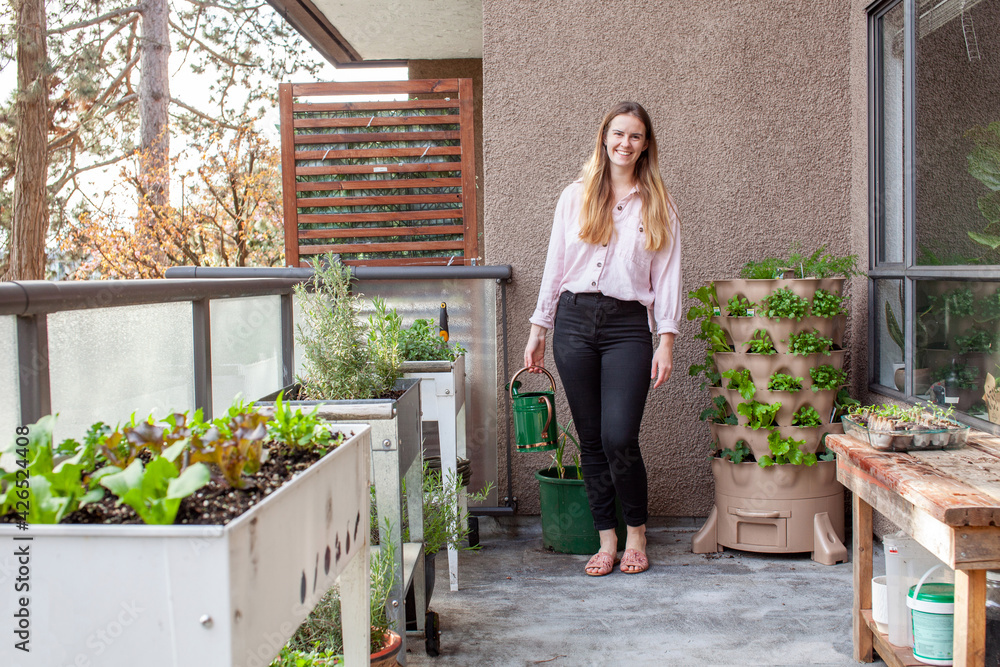 Urban Vertical Vegetable Garden