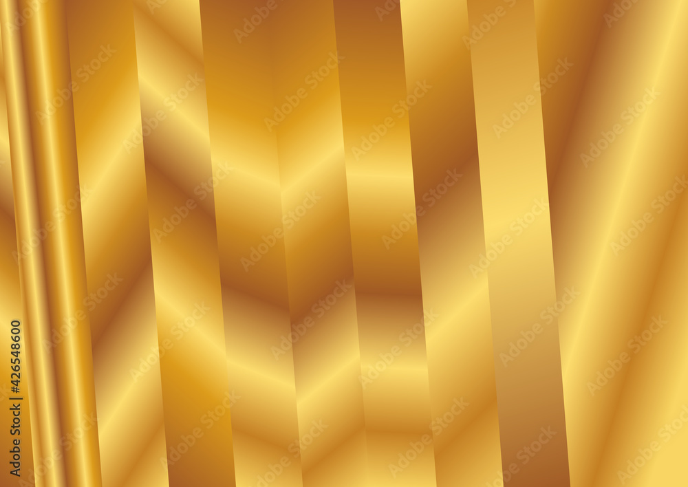 Gold Gradient Parallel Vertical Lines Background Stock Vector | Adobe Stock