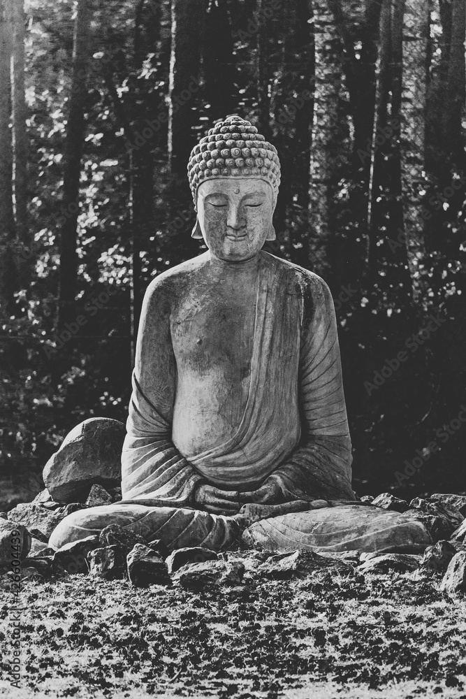 Denkmal Statue des Buddhismus alias Der Erwachte - Buddha Statue aus ...