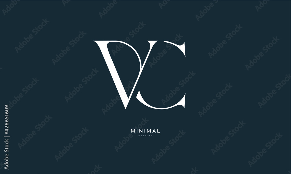 Alphabet letter icon logo VC Stock Vector | Adobe Stock