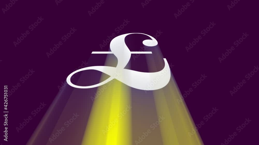 Pound sign with volumetric light effect. Pound sign with volumetric ...