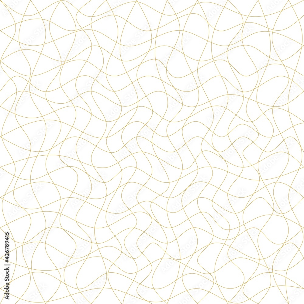 Abstract of messy line pattern. Design spline gold background. Design ...