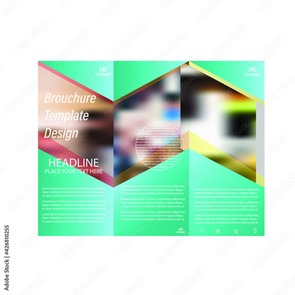 Boucher Template Stock Vector | Adobe Stock