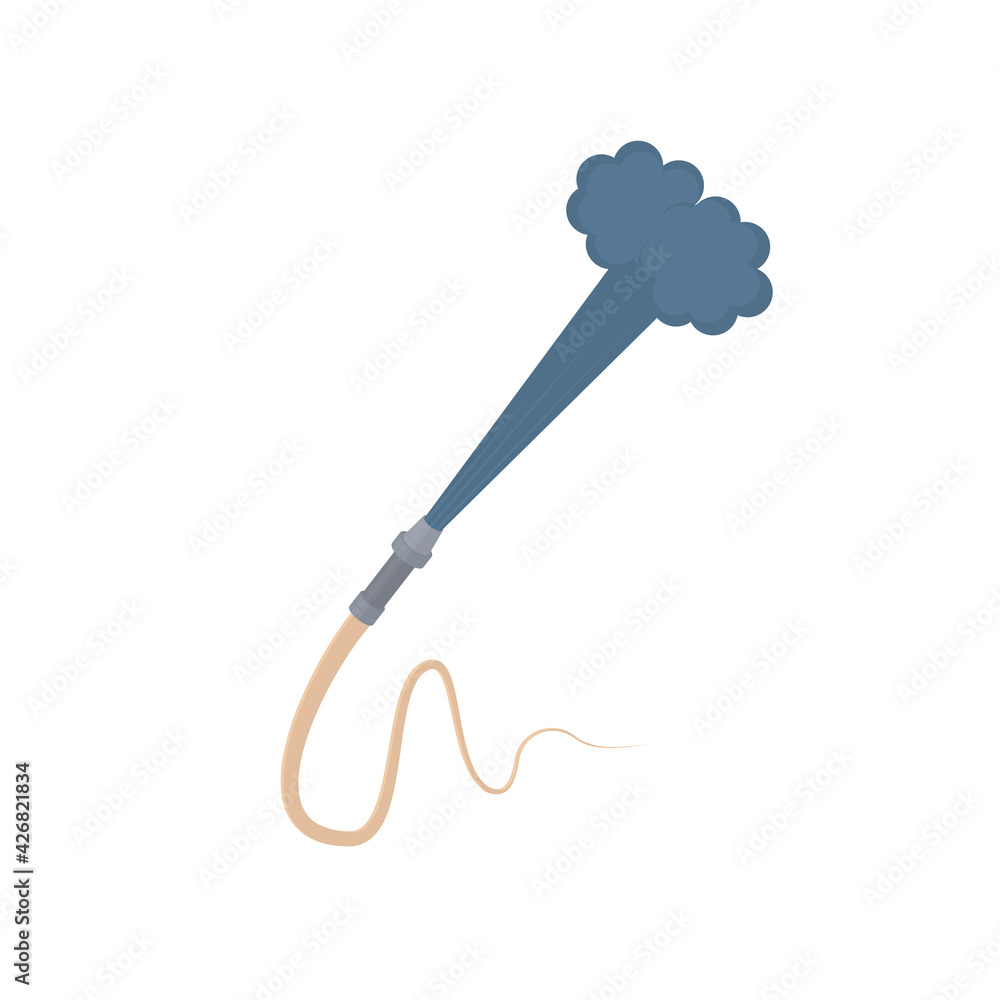 Fire hose. Fire fighting, vector illustration เวกเตอร์สต็อก | Adobe Stock