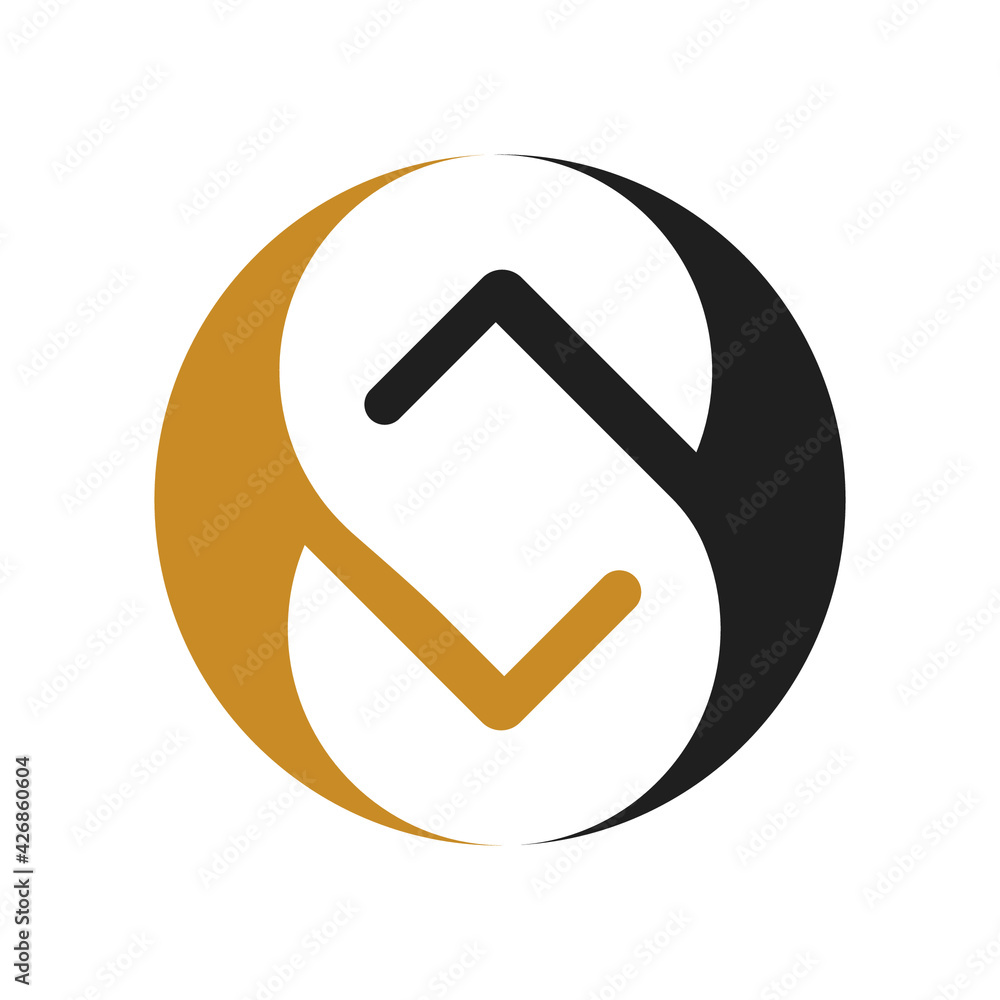 Initial SL letter logo vector template design. Creative abstract letter ...