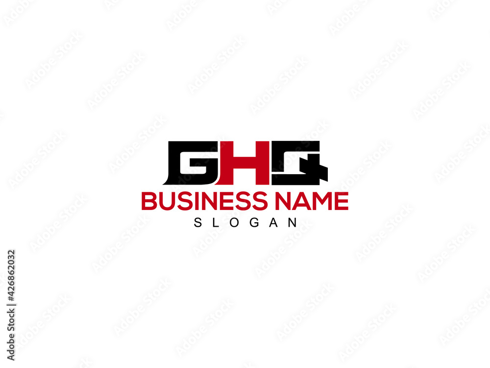 Letter GHQ Logo Icon design for Your Business Stock Vector | Adobe Stock