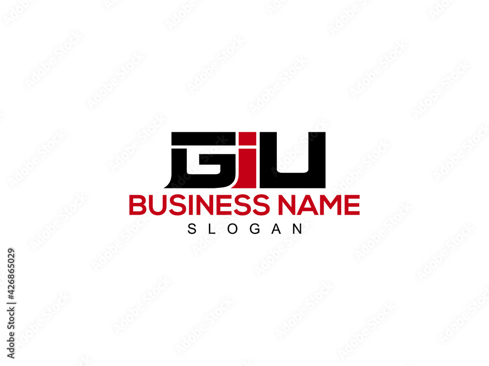 Letter GIU Logo Icon design for Your Business Stock Vector | Adobe Stock