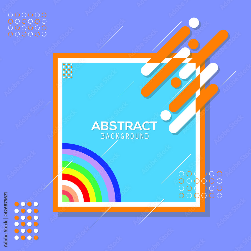 ppt presentation template design, frame with abstract backgrounds ...