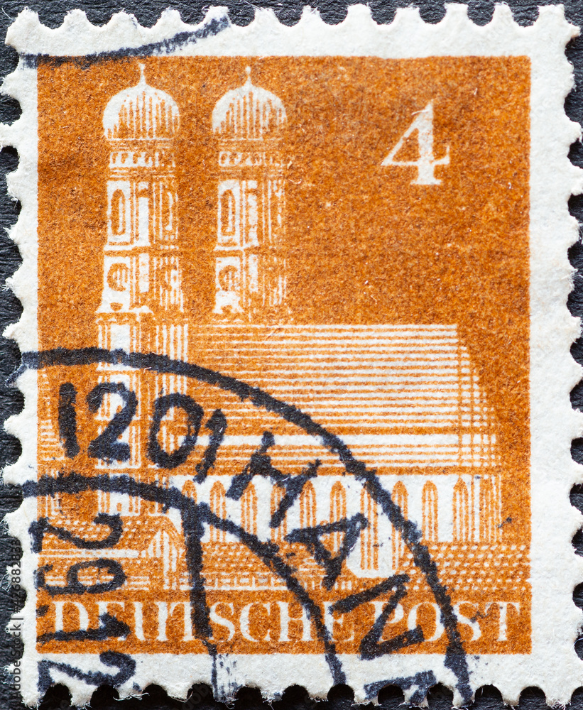 GERMANY - CIRCA 1948: a postage stamp from Germany, showing the ...