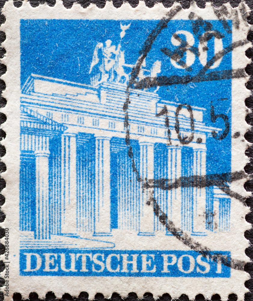 GERMANY - CIRCA 1948: a postage stamp from Germany, showing the ...