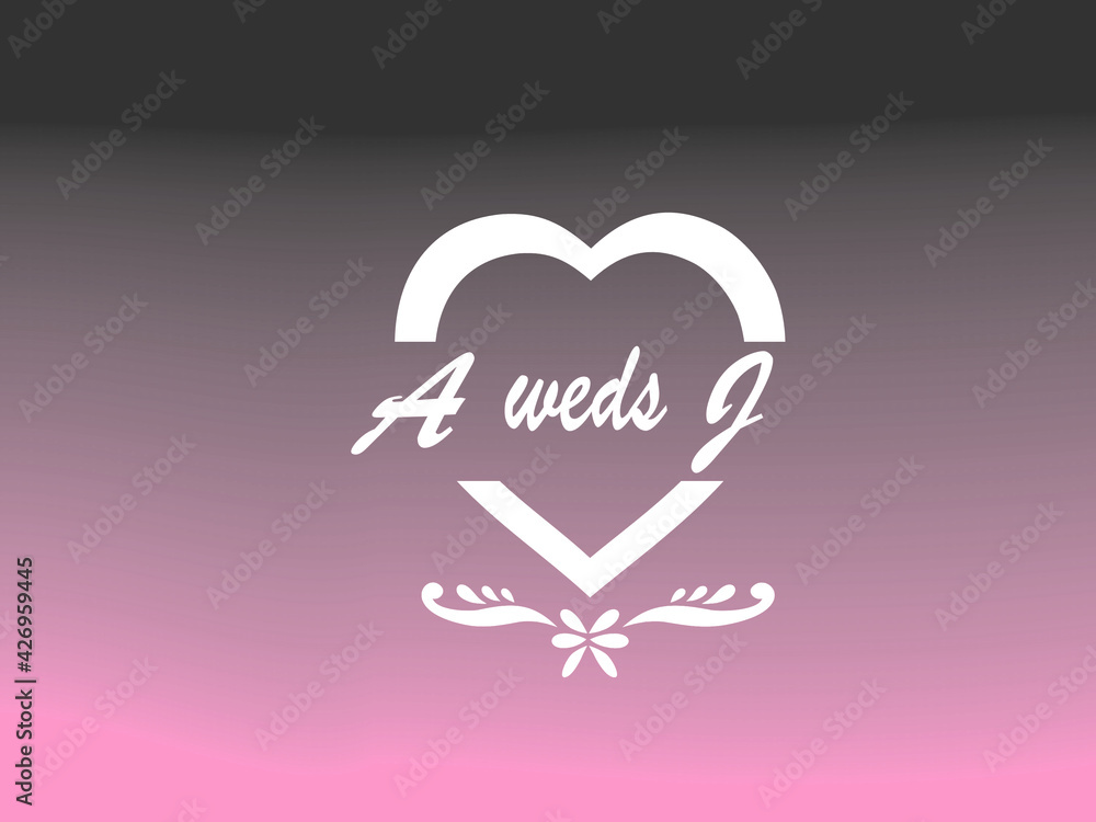 Alphabet a and f logo couple name for wedding save data monogram bride ...