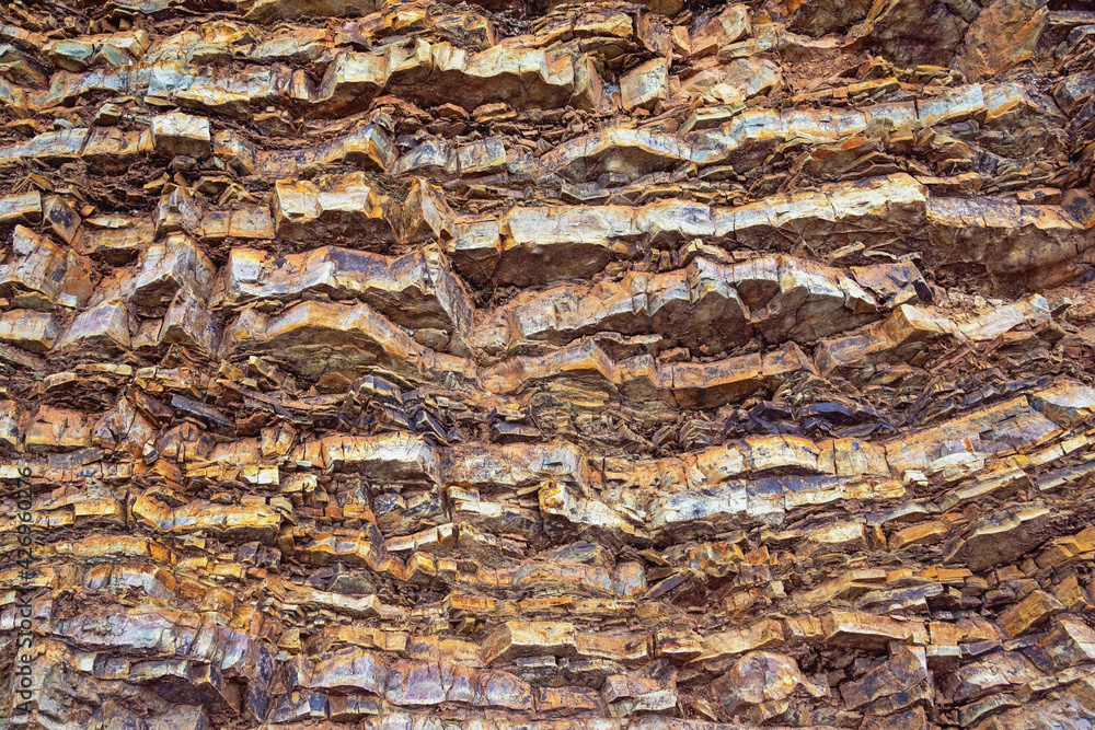 Beautiful natural stone background, texture of rock in Dinaric Alps ...