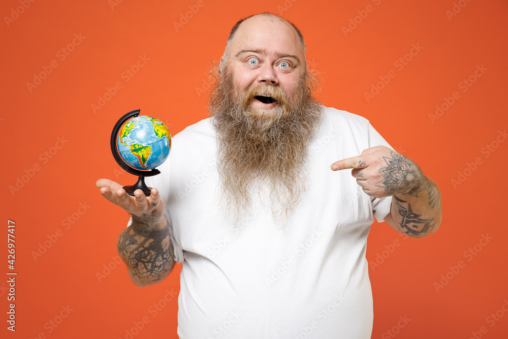 Fat fun geographer pudge obese chubby overweight tattooed blue-eyed ...