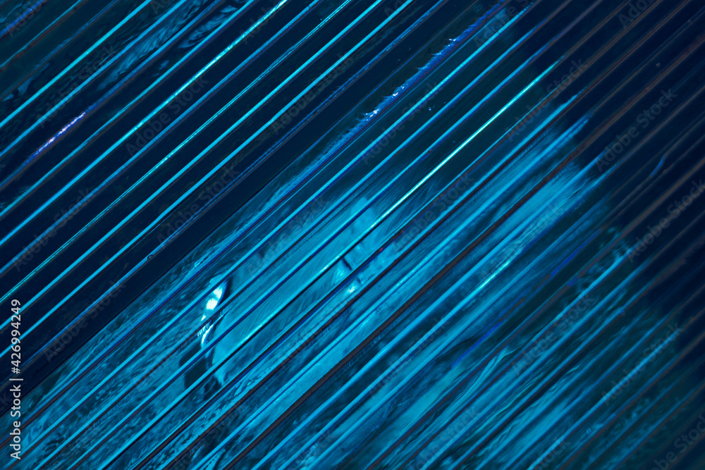Background image, representing layers of blue glass sections. Stock ...