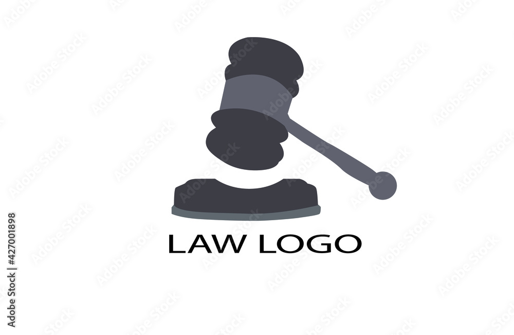 Law logo design vector template - act subject logo vector design Stock ...