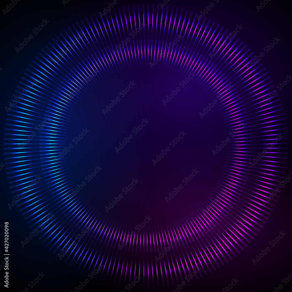 Circular Wireframe mesh logo element. Vector Illustration EPS10 digital ...