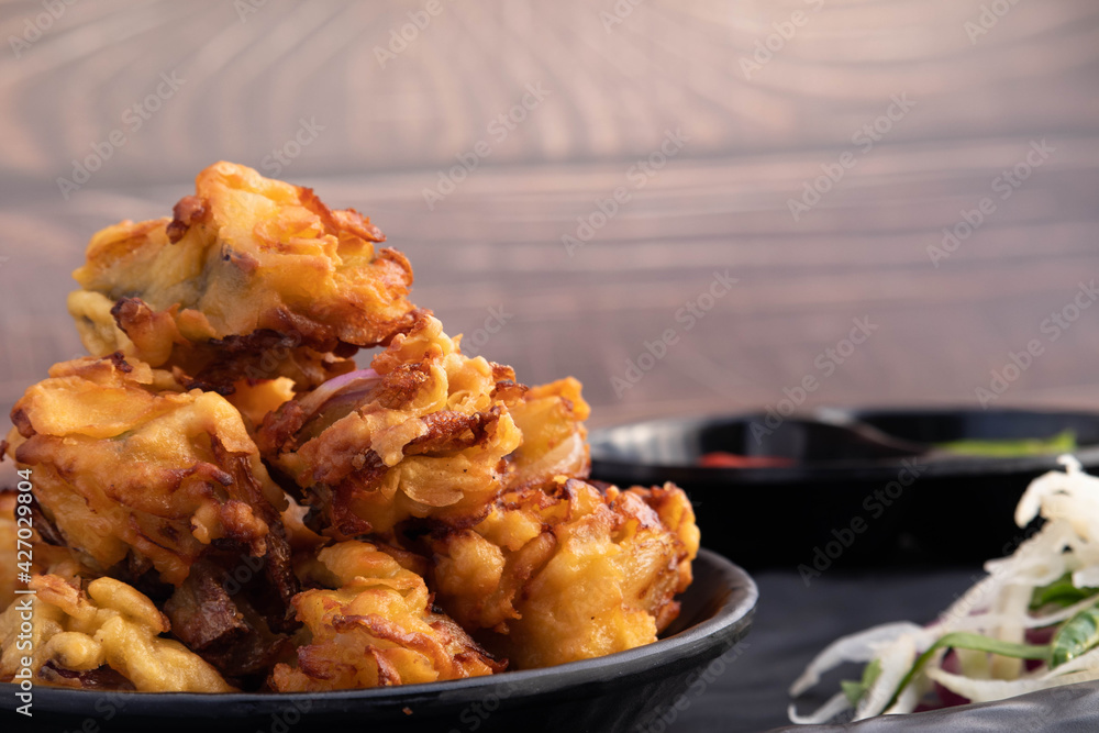 Onion Pakoda Also Known As Kanda Bhajji, Pyaj Ke Pakode, Pakoda, Pyaaj ...