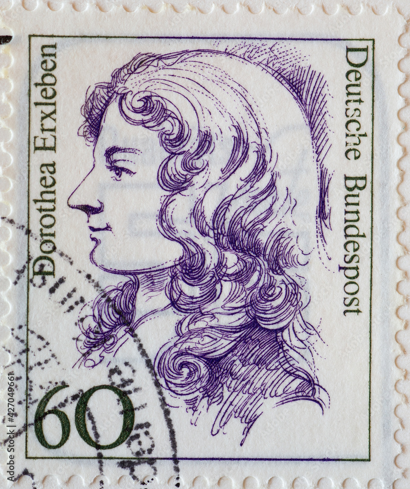 Foto de GERMANY - CIRCA 1987 : a postage stamp from Germany, showing a ...
