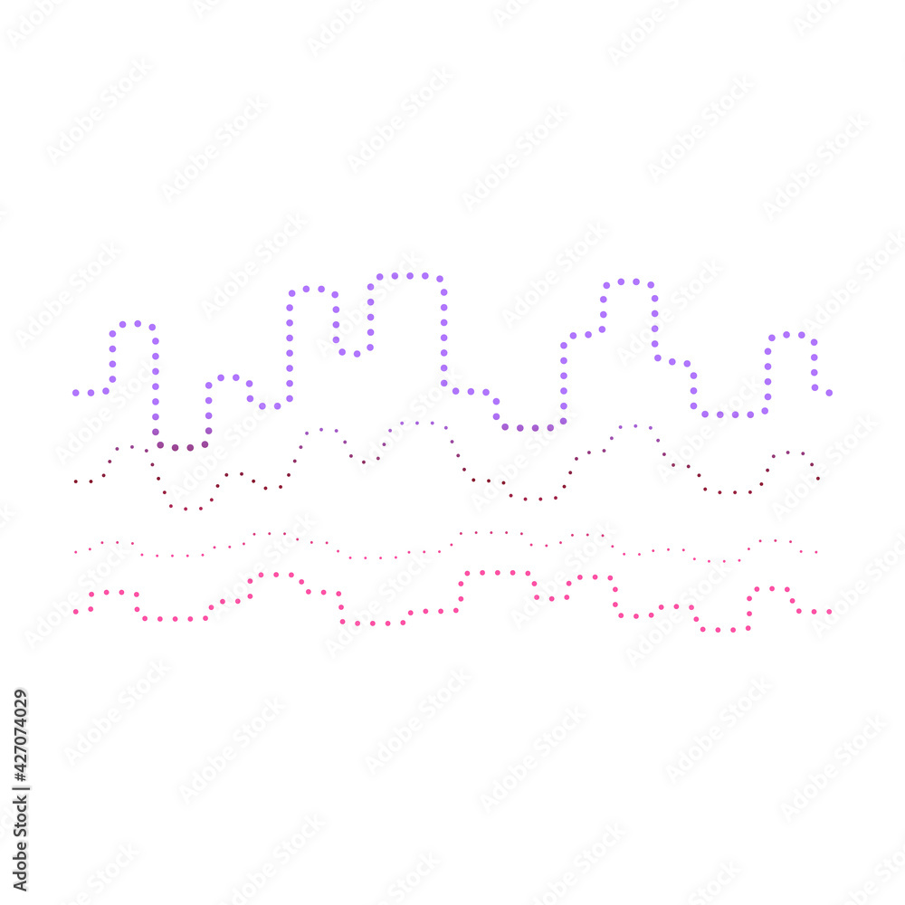 Sound wave vector cartoon icon. Vector illustration sound wave on white ...