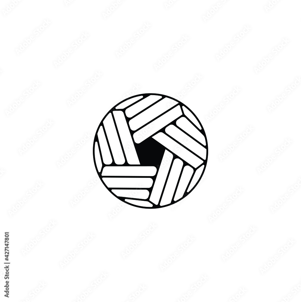 Sepak takraw icon in trendy simple style isolated on white background ...