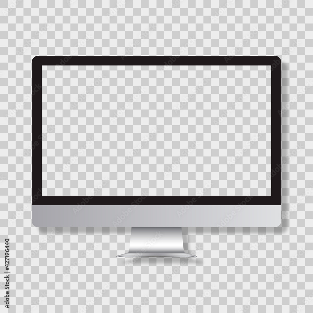 Imac. Imac mockup. Device with blank screen. Realistic models ...