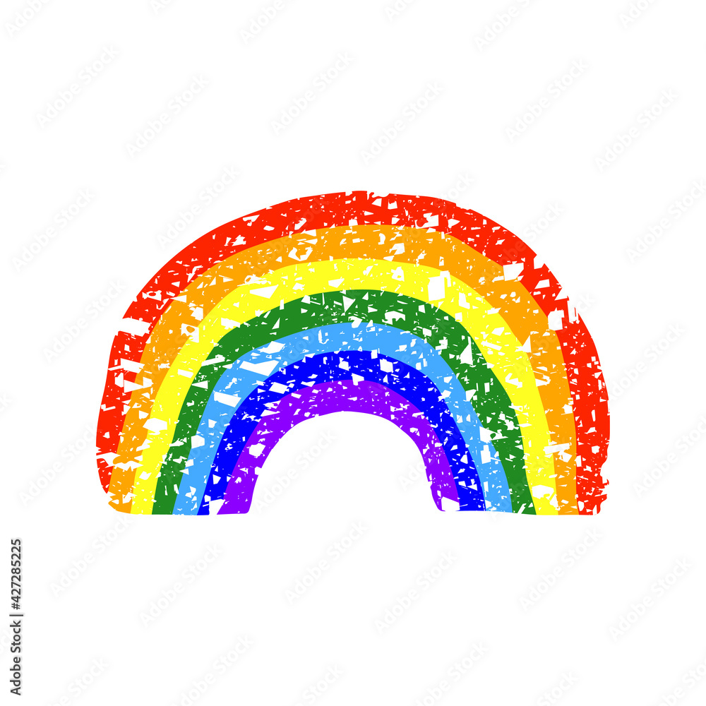 Rainbow Vector Grunge