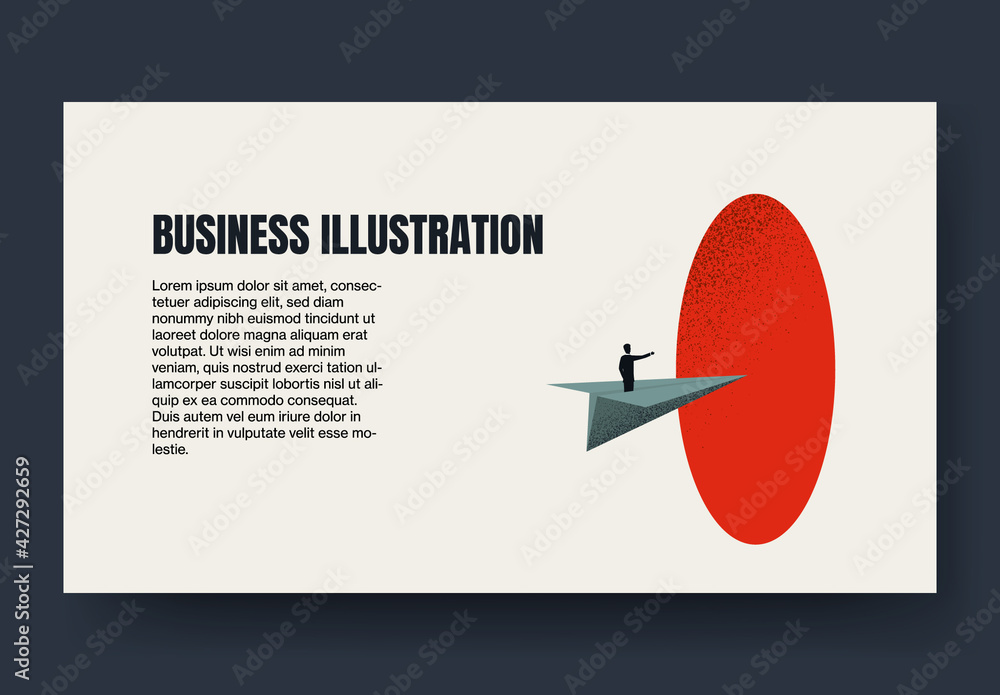 Business Future Blog Post Layout Stock Template | Adobe Stock