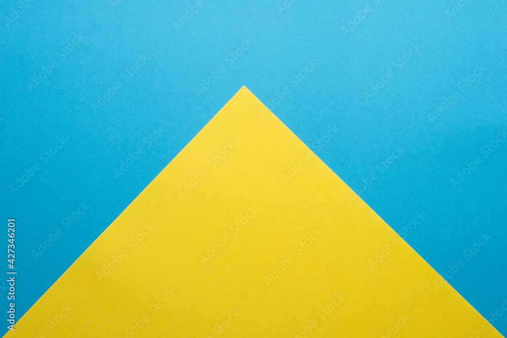 Composicion simple a 2 colores en papel Stock Photo | Adobe Stock