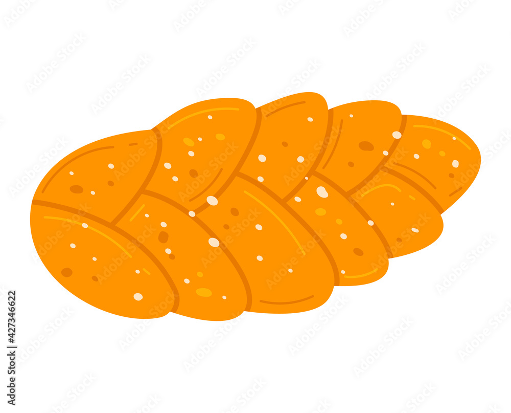 Loaf white bread, fresh baked goods, fried crispy crust, good bakery ...