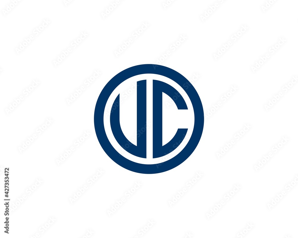 UC CU letter logo design vector template Stock Vector | Adobe Stock