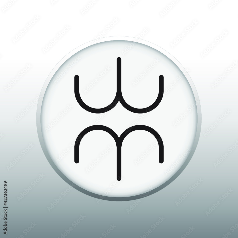 Potential Transformer Vector illustration Symbol of Electrical System ...