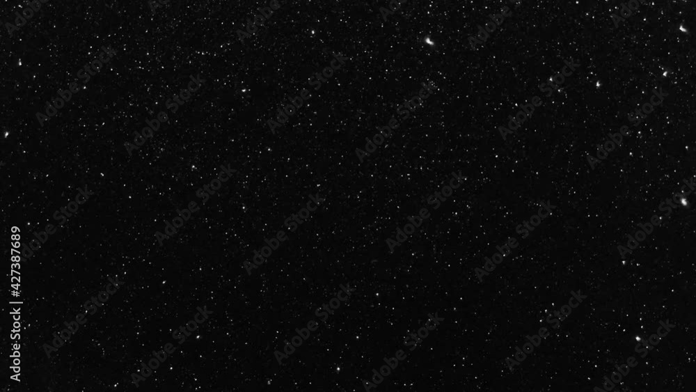 twinkling star particles animation in starry night background. sparkle ...