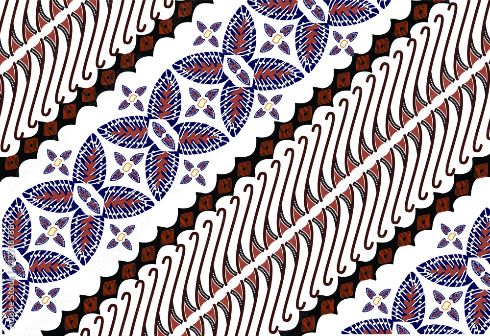 Batik Parang is one of the oldest batik motifs in Indonesia. Drawing a ...