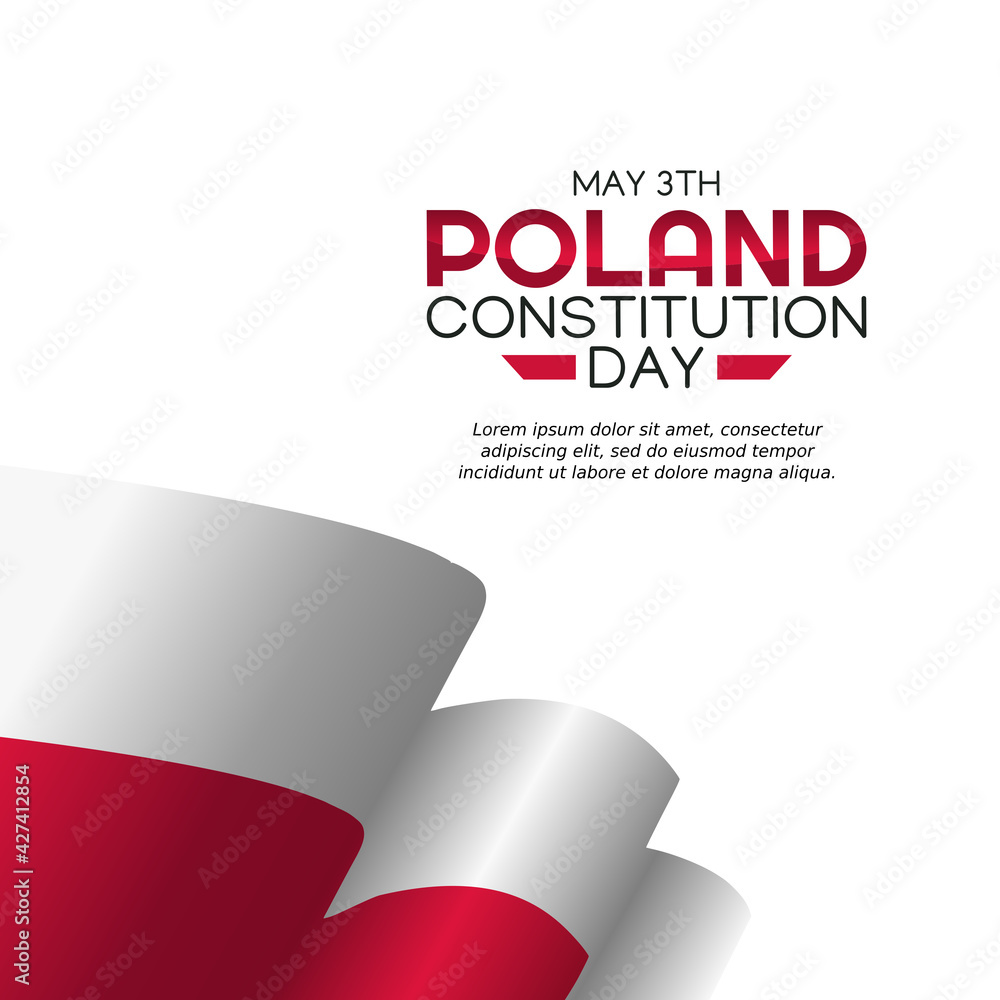 vector graphic of poland constitution day good for poland constitution ...