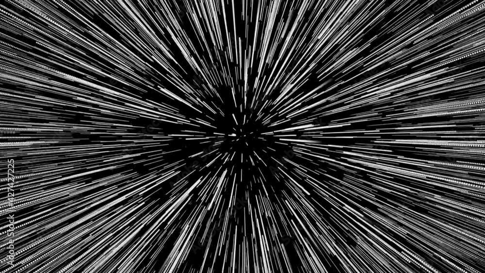 Traveling at the speed of light through space. 4k Video Stock-Video ...