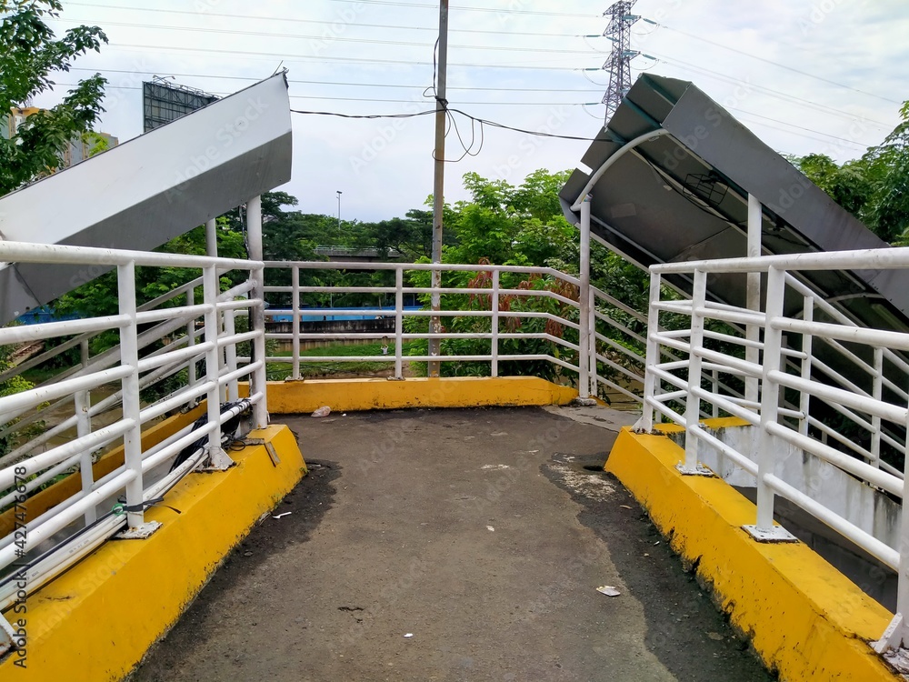 Halte Busway Jembatan Besi, Jakarta, Indonesia - (04-04-2021) : The ...