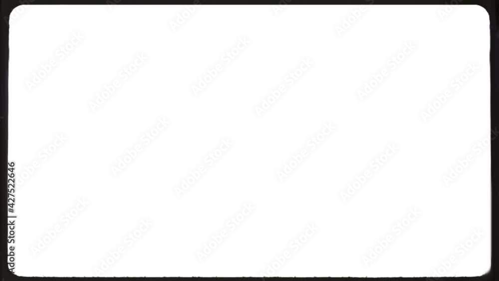 Vintage VHS negative film strip Transition. Old reel overlay with dirt ...