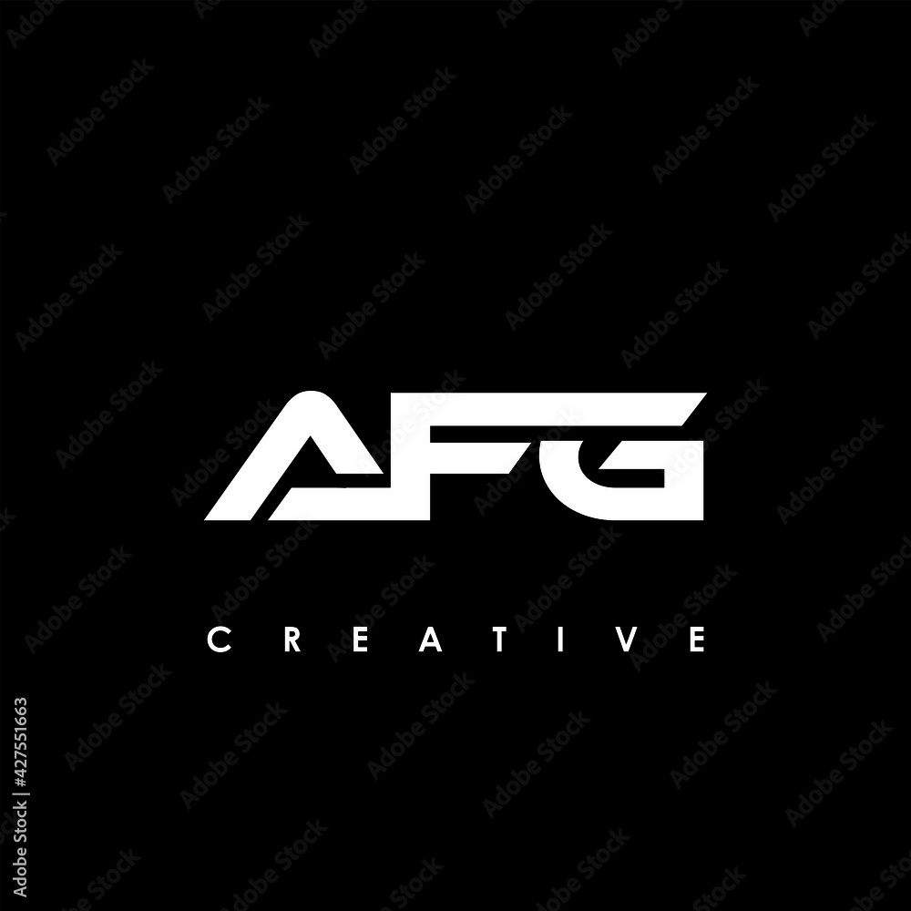 Vetor de AFG Letter Initial Logo Design Template Vector Illustration do ...