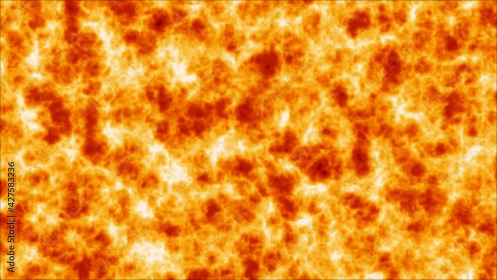 Vidéo Stock lava magma flame ray red and orange color surface slow flow ...