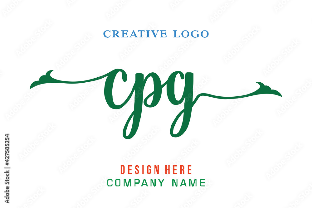 CPG lettering logo is simple, easy to understand and authoritative ...