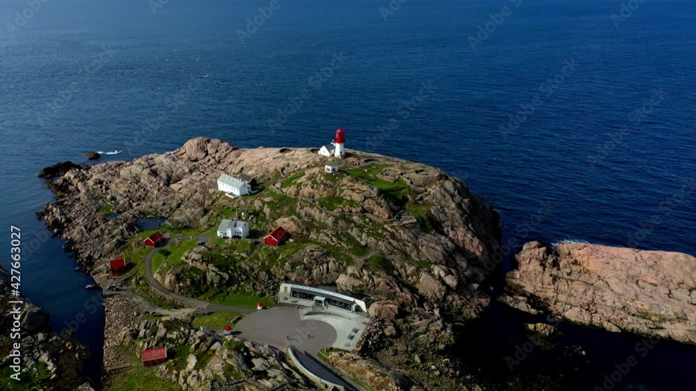 Norwegian lighthouse Stock Video | Adobe Stock