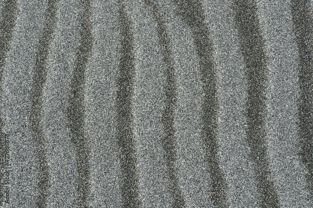 Grey sand texture at the beach after the wind Stock Photo | Adobe Stock